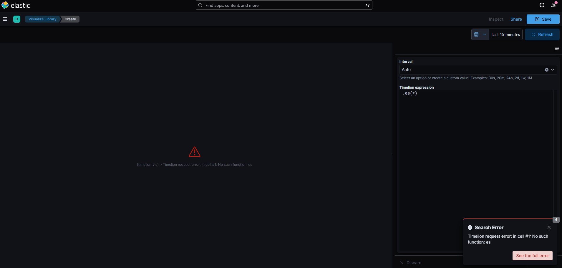 Timelion visualization not loading on Windows installs · Issue #168605 · elastic/kibana · GitHub