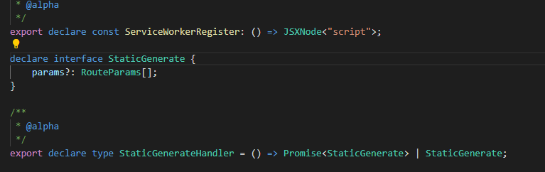 Staticgenerate Type Not Being Exported By Definition File · Issue 1529 · Qwikdev Qwik · Github