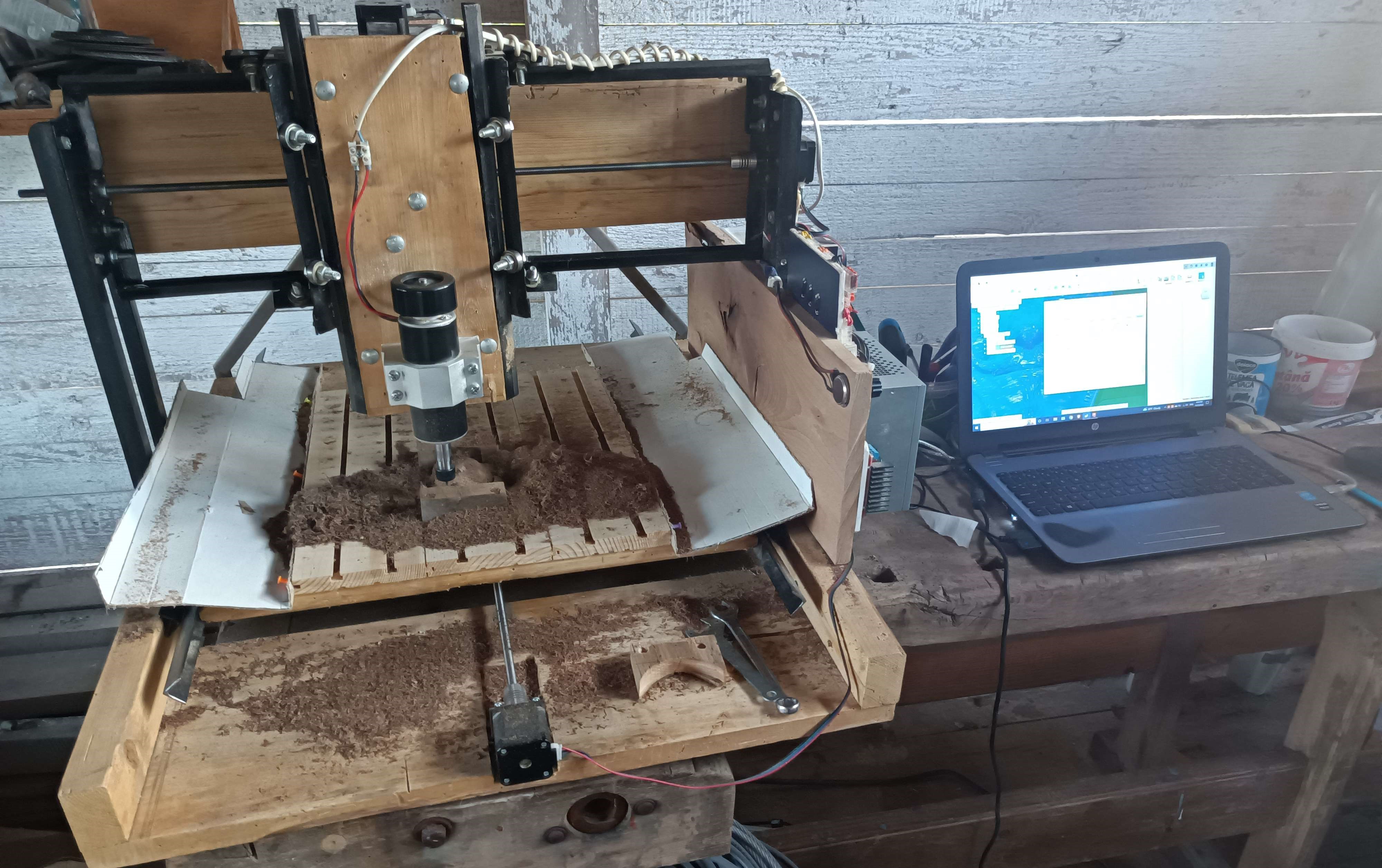GitHub - IoanJugravu/CNC-Milling-Machine: 3 axes CNC milling machine for woodworking