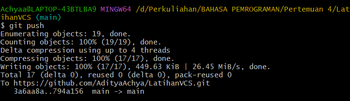 GitHub - AdityaAchya/LatihanVCS: Repository ini dibuat untuk memenuhi tugas pertemuan 4 - Bahasa ...