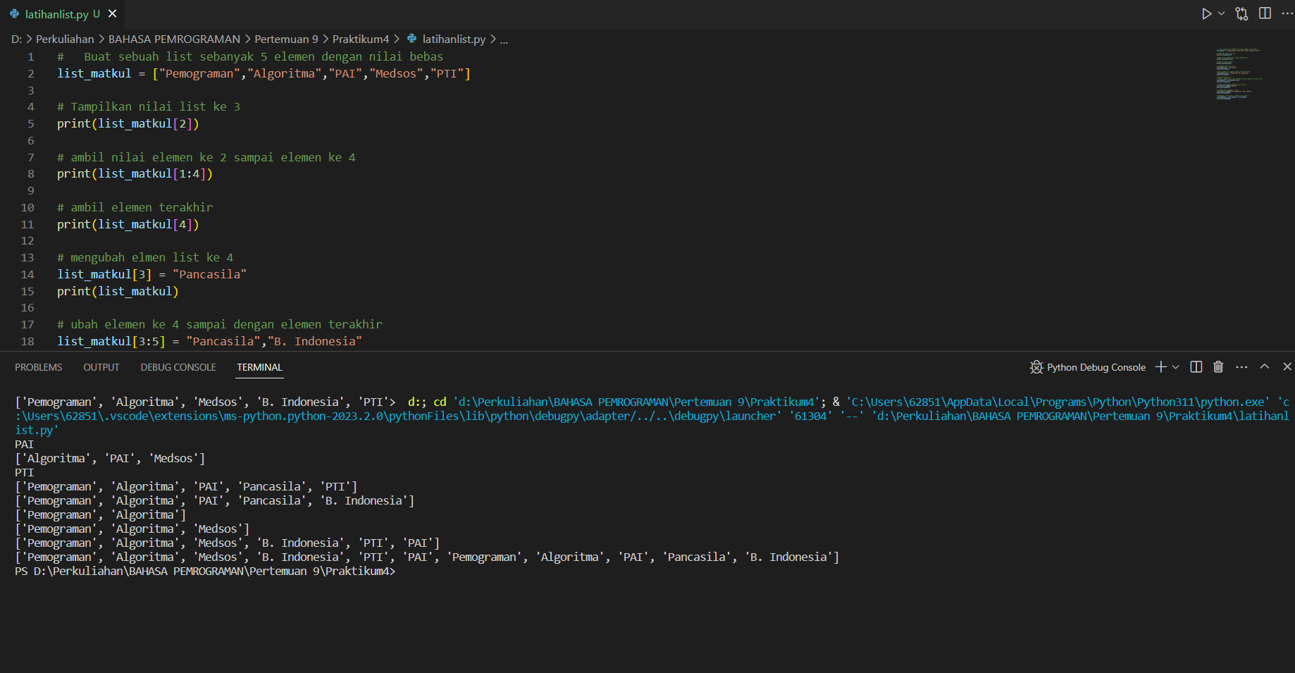GitHub - AdityaAchya/Praktikum4: Repository ini dibuat untuk memenuhi tugas pertemuan 9 ...