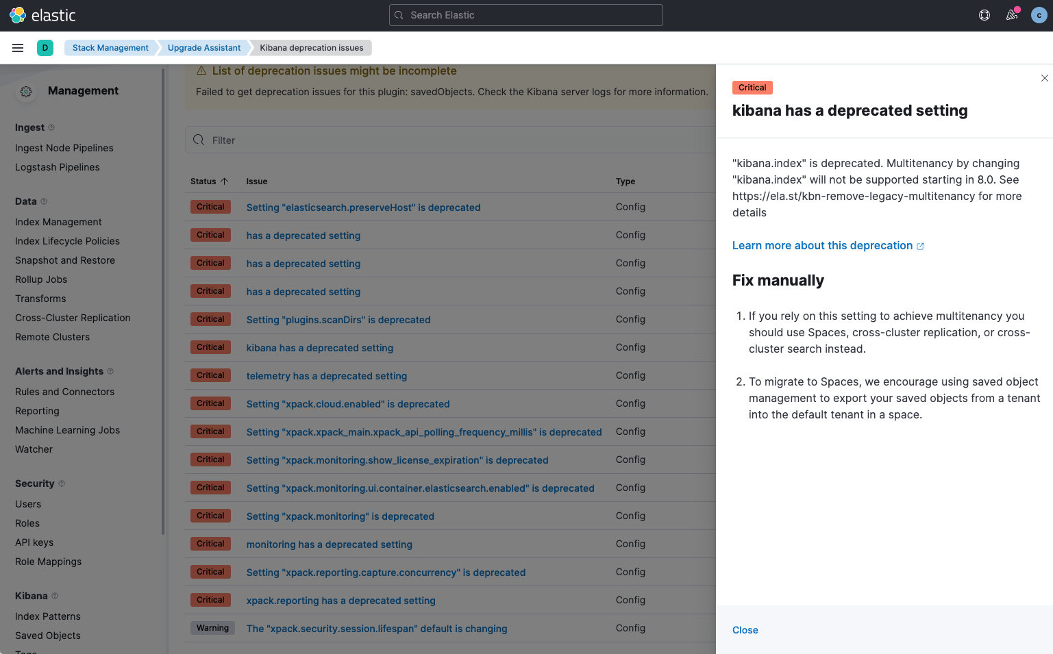 Dex Deprecation Needs A Title · Issue 113193 · Elastickibana 