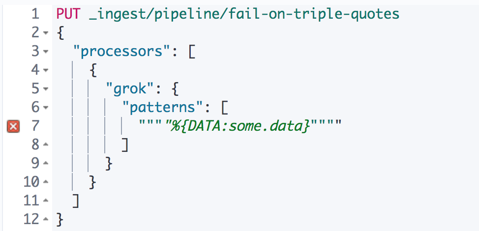 Console Incorrectly Parses The Quadruple Quotes In Grok Patterns · Issue 36570 · Elastickibana