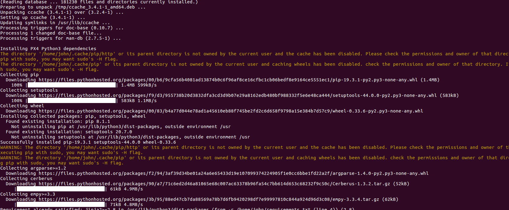 Doc Bug: Ubuntu/Debian Linux · PX4 Developer Guide · Issue #917 · PX4/PX4-Devguide · GitHub