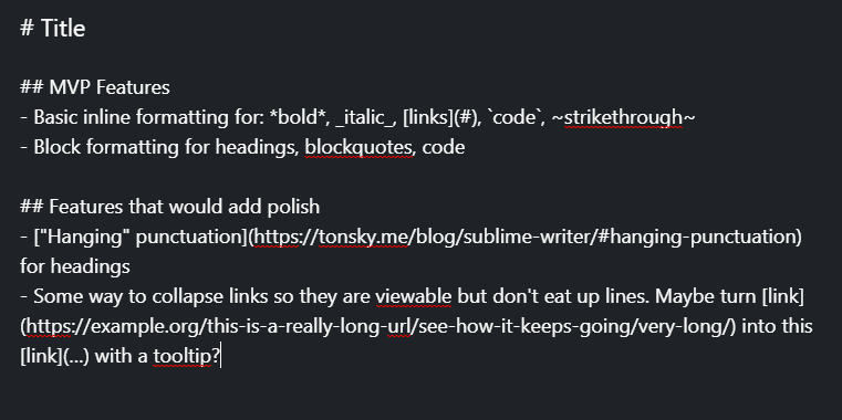 Highlight/Format Markdown to Improve Readability · Issue #2826 · Automattic/simplenote-electron ...