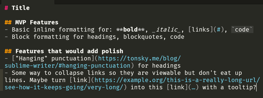 Highlight/Format Markdown to Improve Readability · Issue #2826 ...