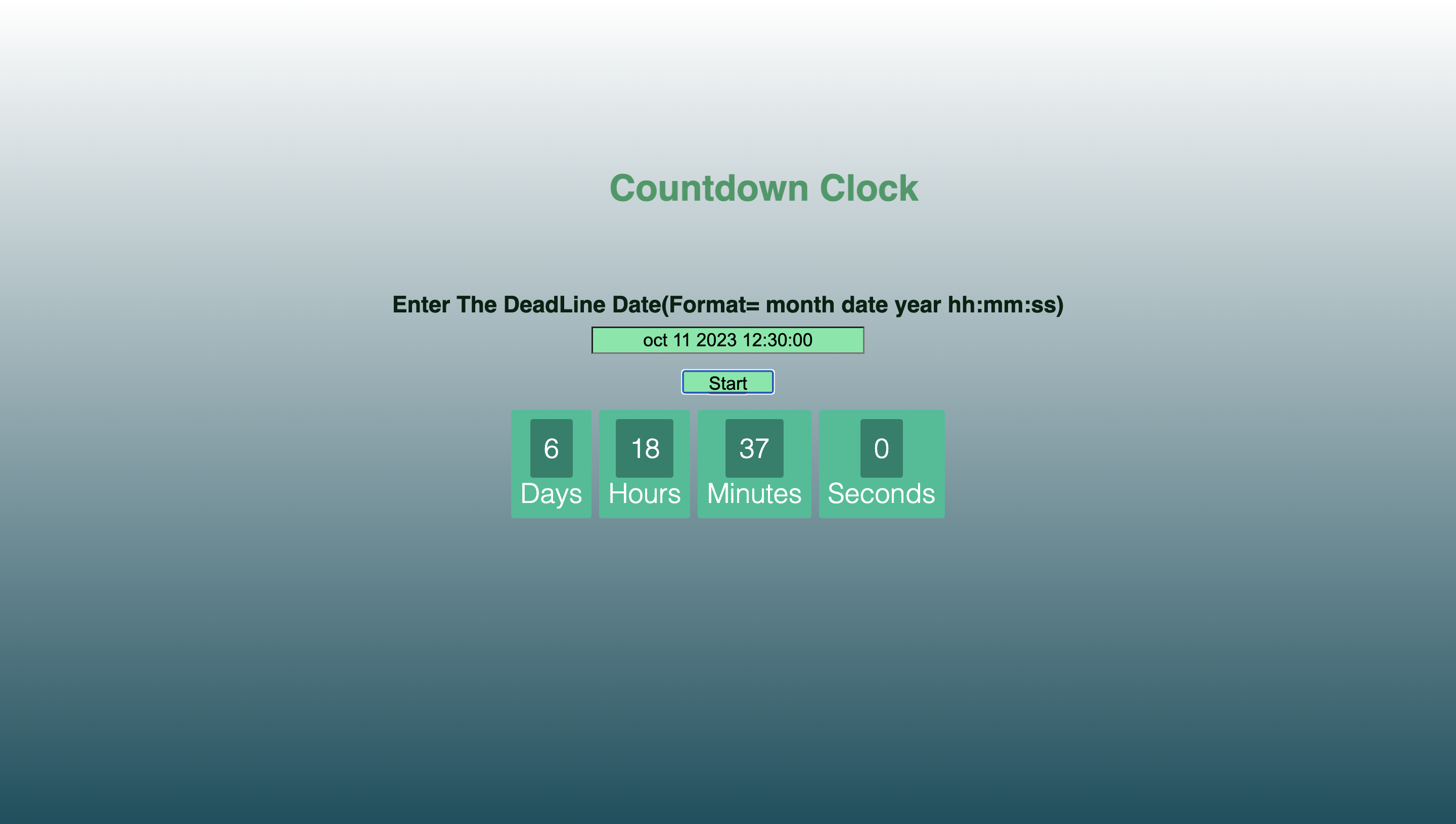 Countdown Timer Website · Issue #23 · Prodigy-InfoTech/Web-Development-Projects · GitHub
