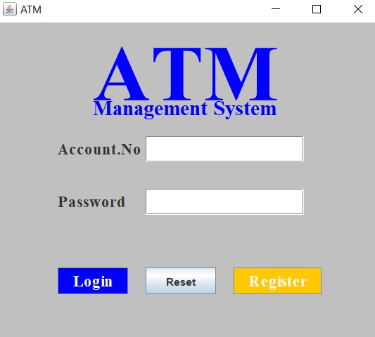 GitHub - ambadas2214/ATM-Management-System: In this project user first ...