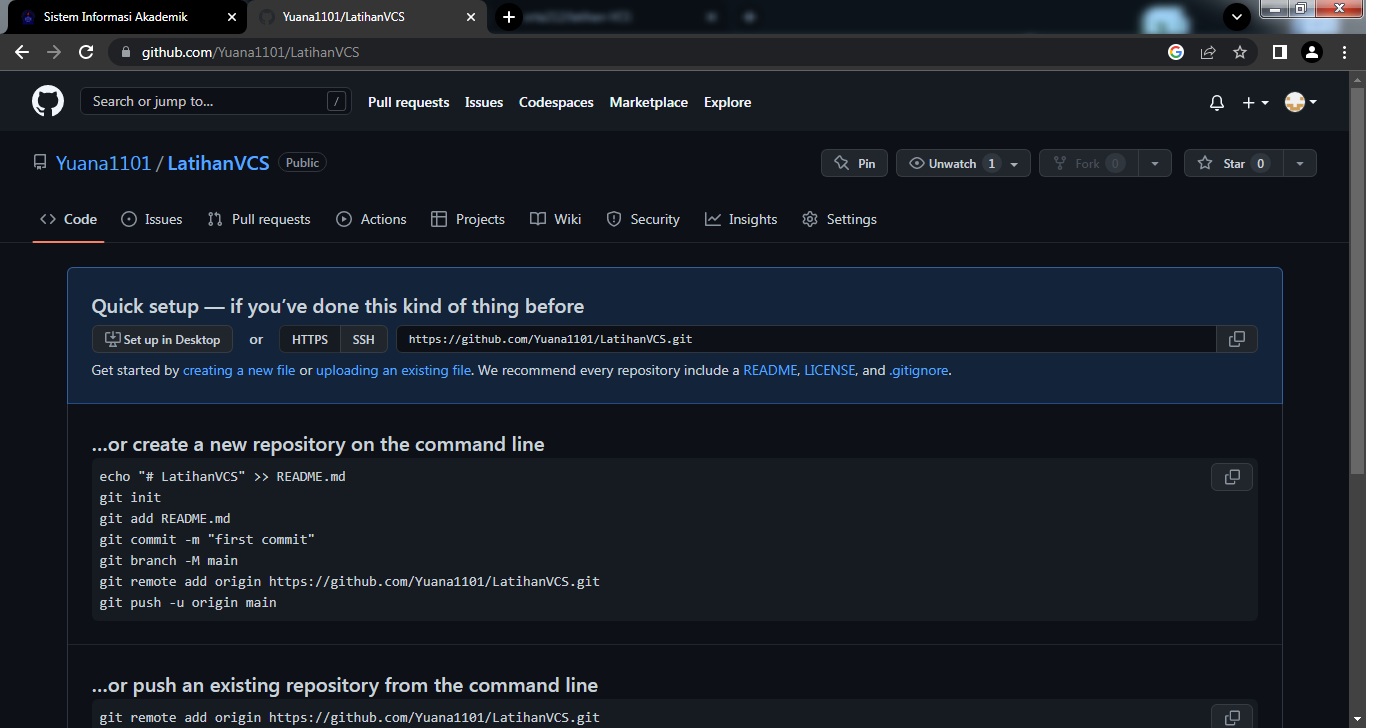 GitHub - Yuana1101/LatihanVCS