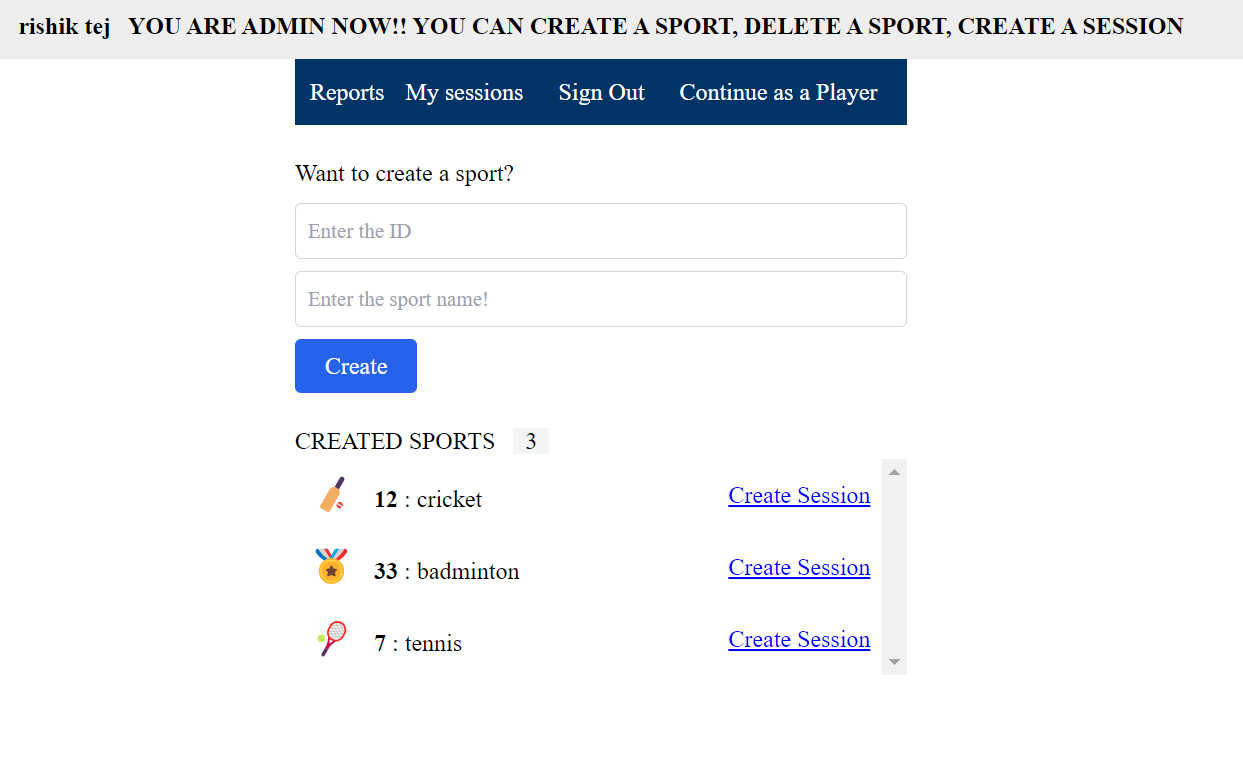 GitHub - rishiktej/sports-scheduler