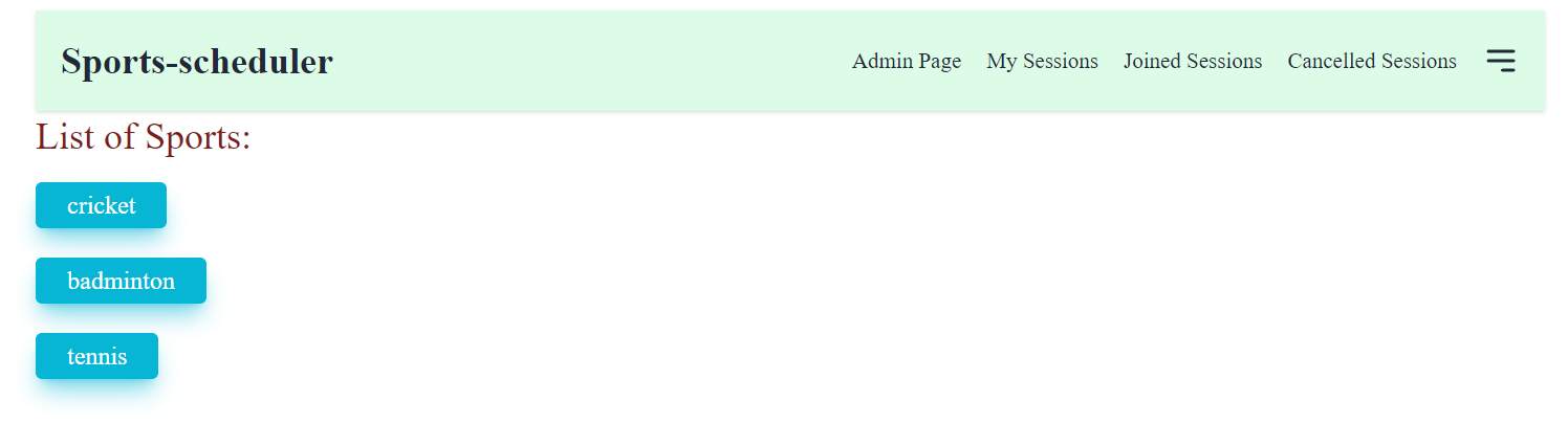 GitHub - rishiktej/sports-scheduler
