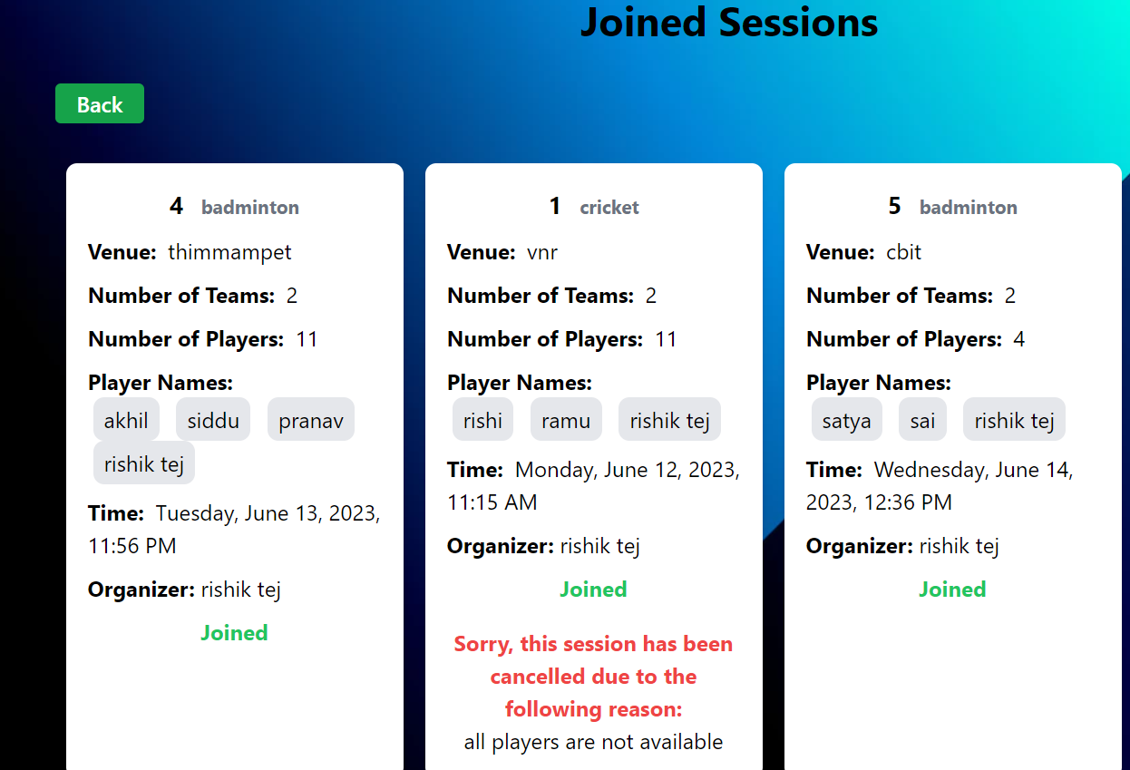 GitHub - rishiktej/sports-scheduler
