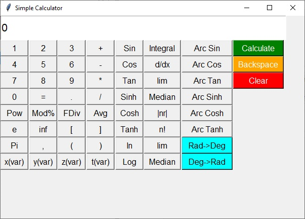 GitHub - oriod-malo/tkinterCalculator: Test project of a Calculator ...