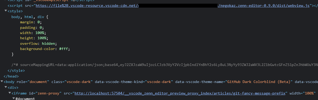 VSCode内記事プレビュー表示不具合(サイズ不良) · Issue #34 · negokaz/vscode-zenn-editor · GitHub