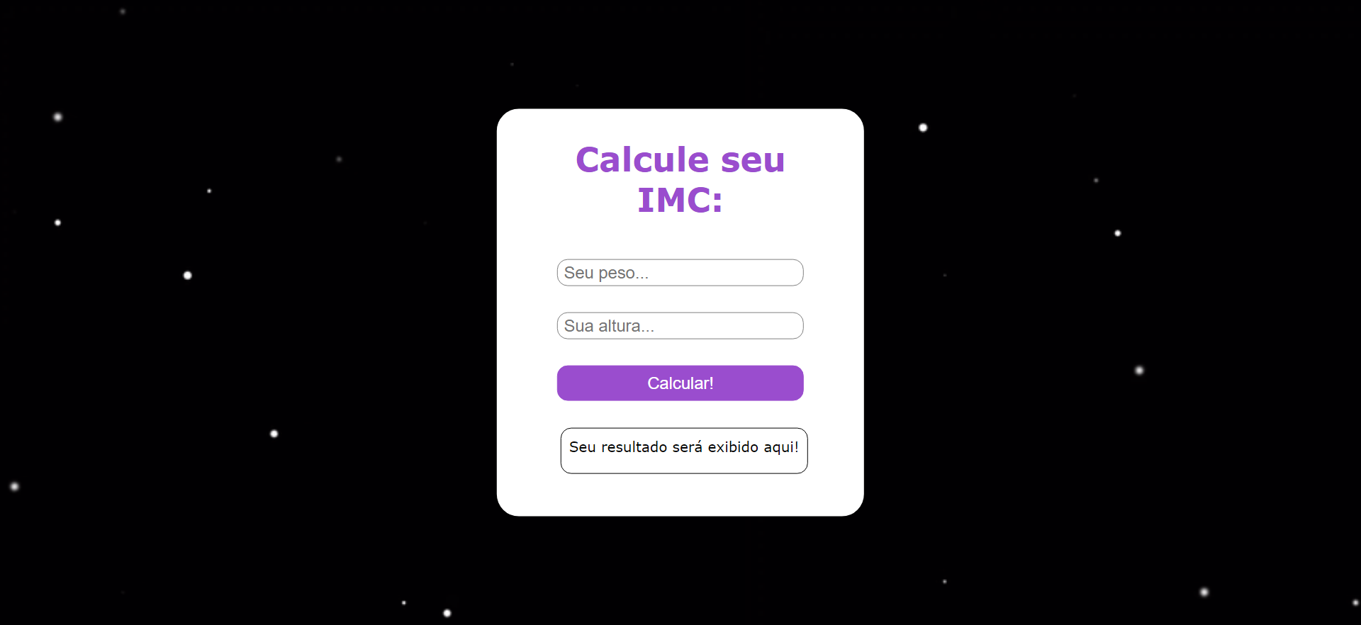 GitHub - DaLyan22/IMC-CALCULATOR: Calculadora amadora de IMC :)