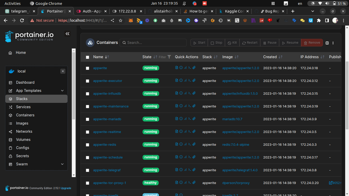 🐛 Bug Report: `ip change on restarting docker stack` · Issue #5011 · appwrite/appwrite · GitHub