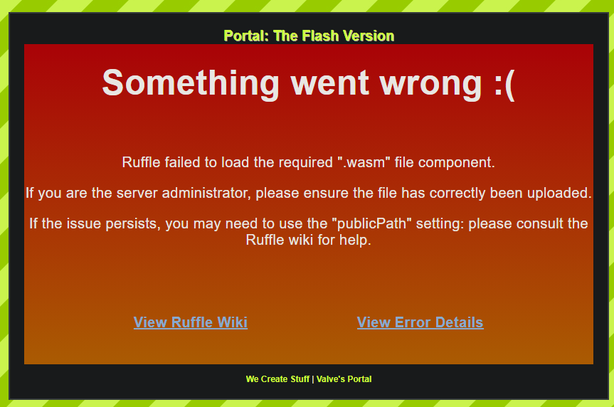 Ruffle errors out with Ungoogled Chromium · Issue #11661 · ruffle-rs/ruffle · GitHub