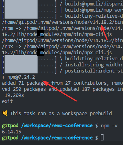 Node Version instructions cause failure · Issue #7478 · gitpod-io/gitpod · GitHub