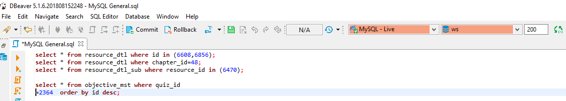 Bug: Few editor shortcuts don't work (e.g. cntl+enter for execute query ...