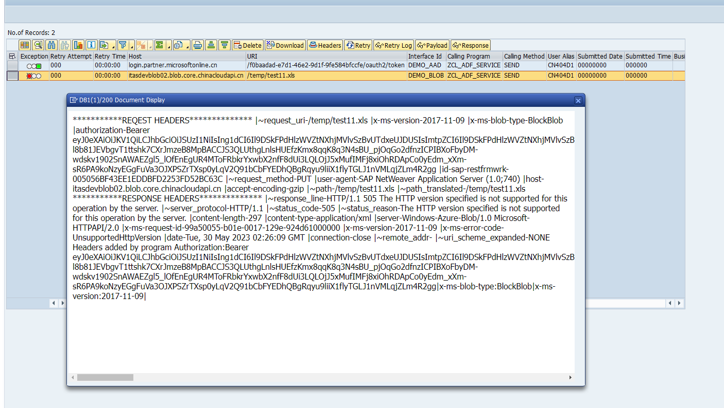 The Version Specified Is Not Supported For This Operation By The Server · Issue 141