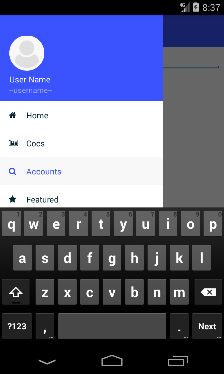 RadSideDrawer.showDrawer() should hide keyboard · Issue #614 · ProgressNS/nativescript-ui ...