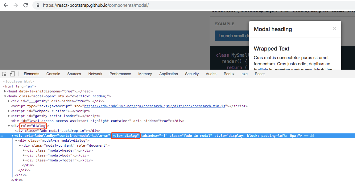 Accessibility The Basemodal Carries Roledialog By Default Would Cause That The Dialog Title Is