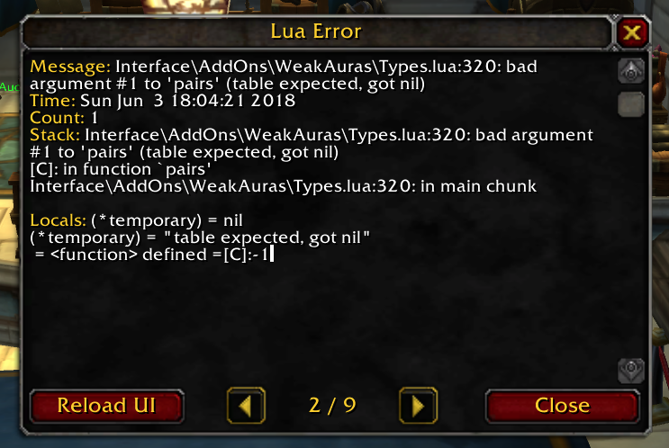 WA not load · Issue #437 · WeakAuras/WeakAuras2 · GitHub