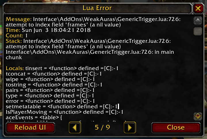 WA not load · Issue #437 · WeakAuras/WeakAuras2 · GitHub