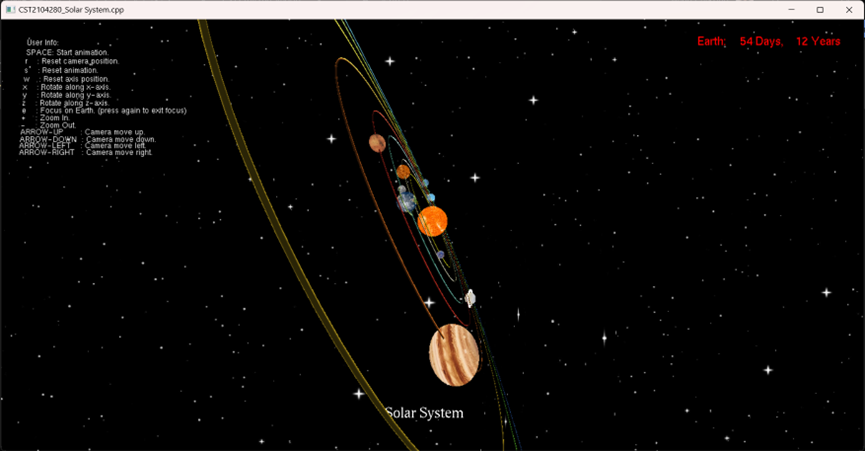 GitHub - xinying100/CG_3D_SolarSystemAnimation-Y3S1: 3D solar system ...