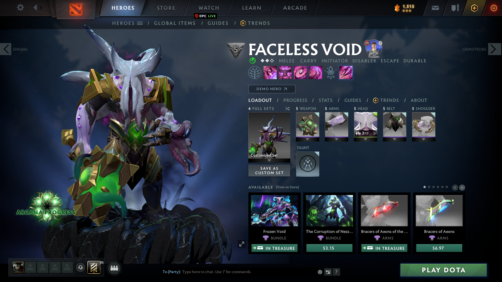 Faceless Void · Issue 6864 · Valvesoftwaredota2 Gameplay · Github