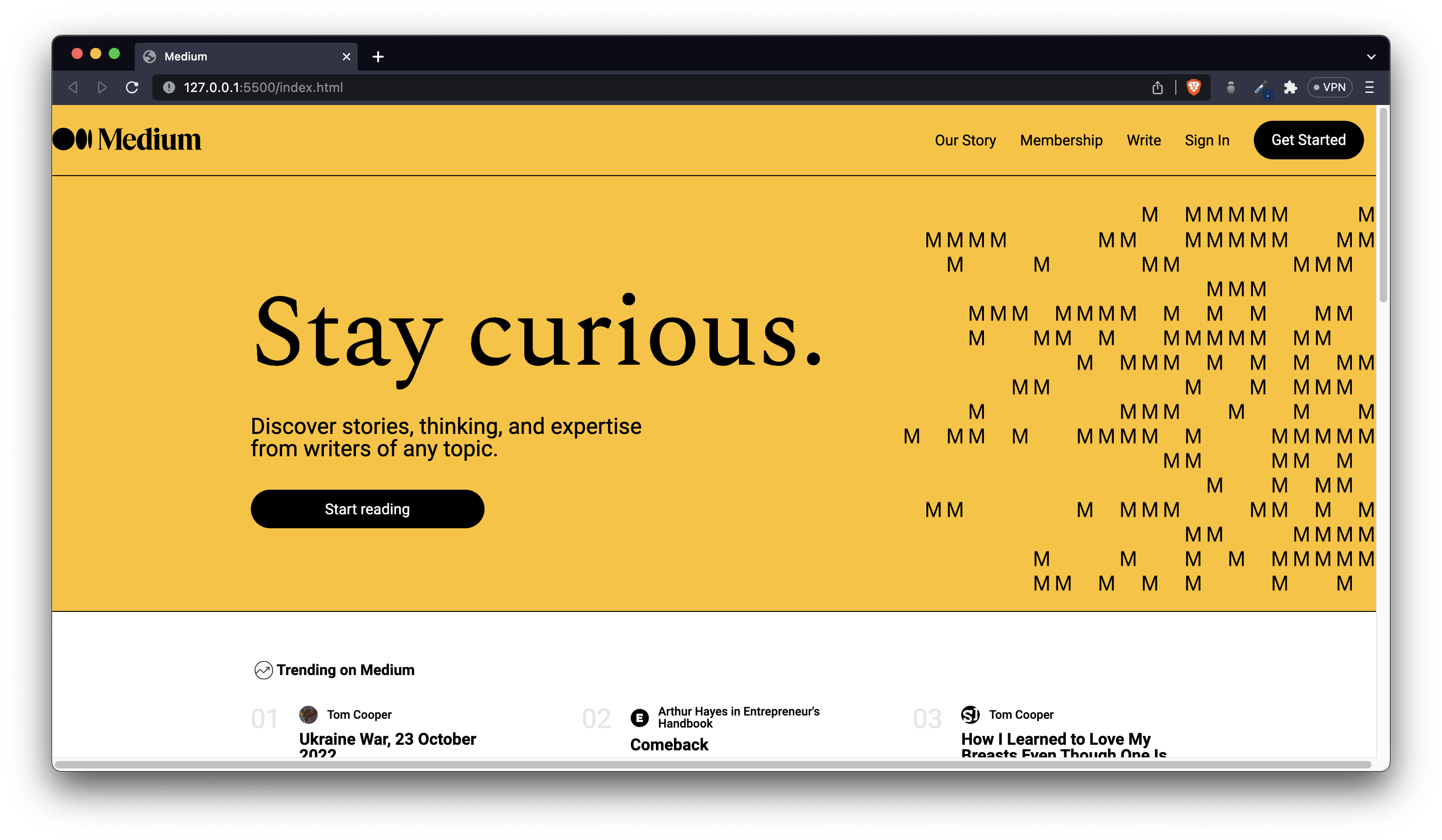 GitHub - andrea-buonocore/medium-clone