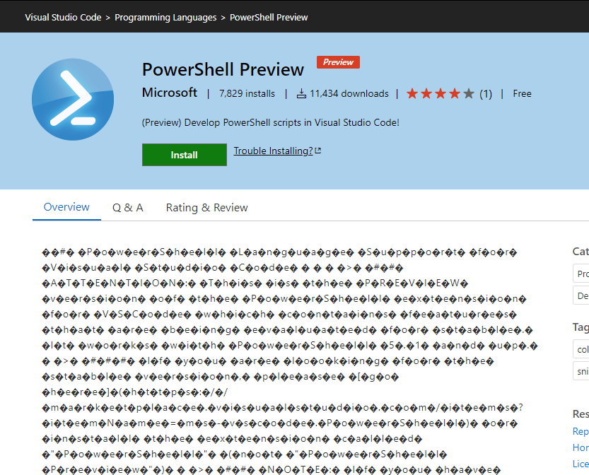 README.md has incorrect encoding, causing garbled display of the Details page · Issue #1875 ...