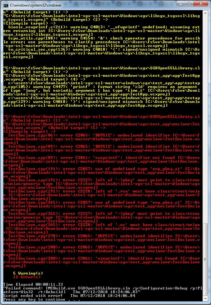 Build Configuration · Issue #26 · intel/intel-sgx-ssl · GitHub