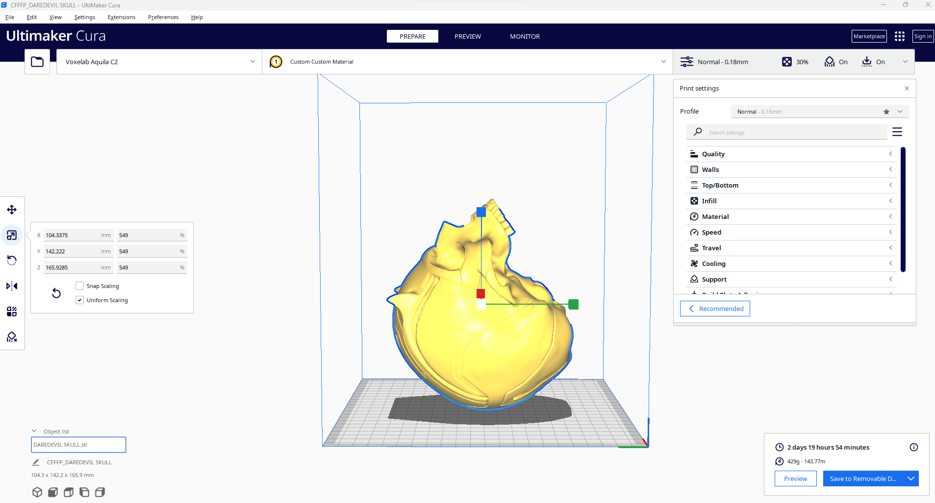 Slicing Failed · Issue 14429 · Ultimaker Cura · Github
