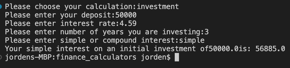 GitHub - Jordenproject/finance_calculators: This project provides a ...