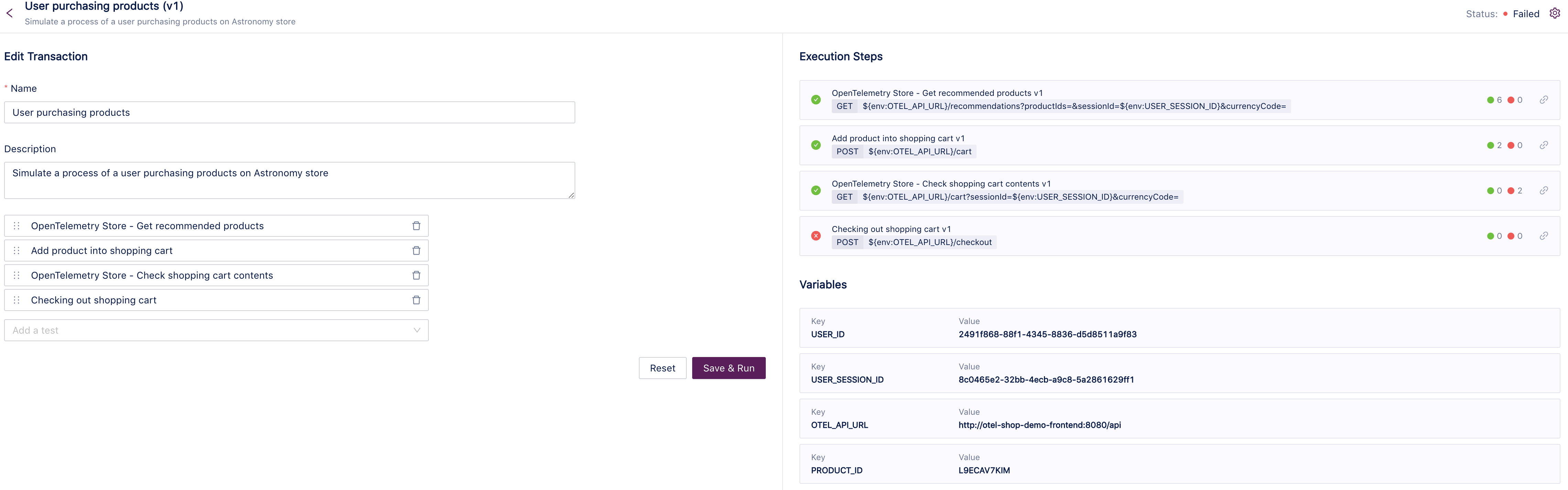 Failing transactions on CLI don't explain which step fail in case of ...