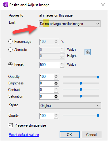 Typo on "Resize and Adjust Image" dialog · Issue #1060 · stevencohn/OneMore · GitHub
