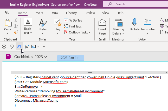 Documentation suggestion - Quick Access Toolbar · Issue #1119 · stevencohn/OneMore · GitHub