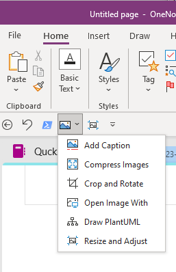 Documentation suggestion - Quick Access Toolbar · Issue #1119 · stevencohn/OneMore · GitHub