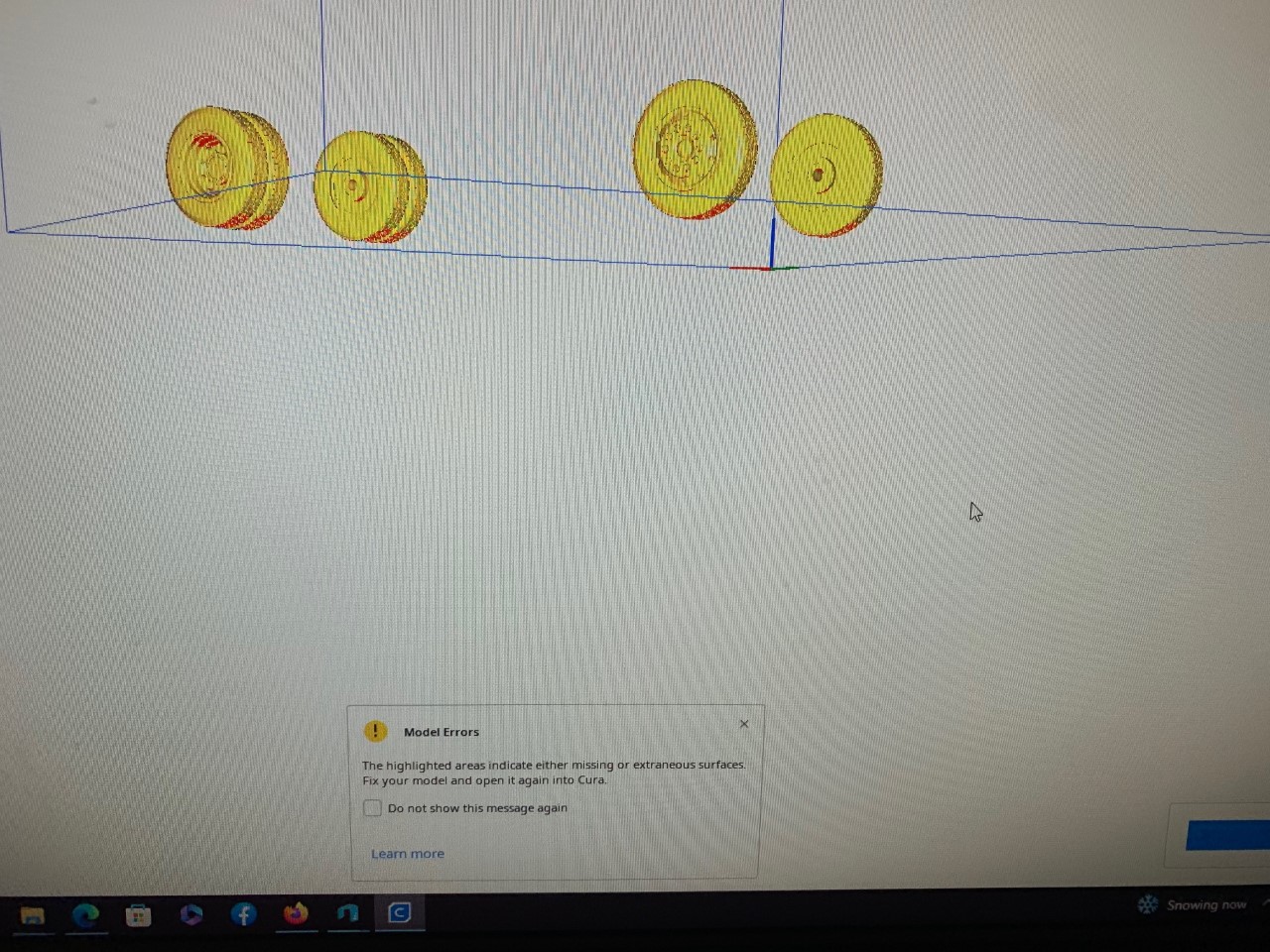 Slicing Error · Issue 14425 · Ultimaker Cura · Github