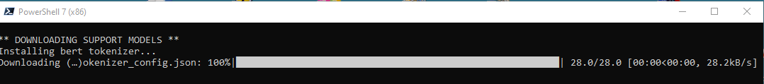 [bug]: Installation Stuck on BERT Tokenizer Installation · Issue #3122 · invoke-ai/InvokeAI · GitHub