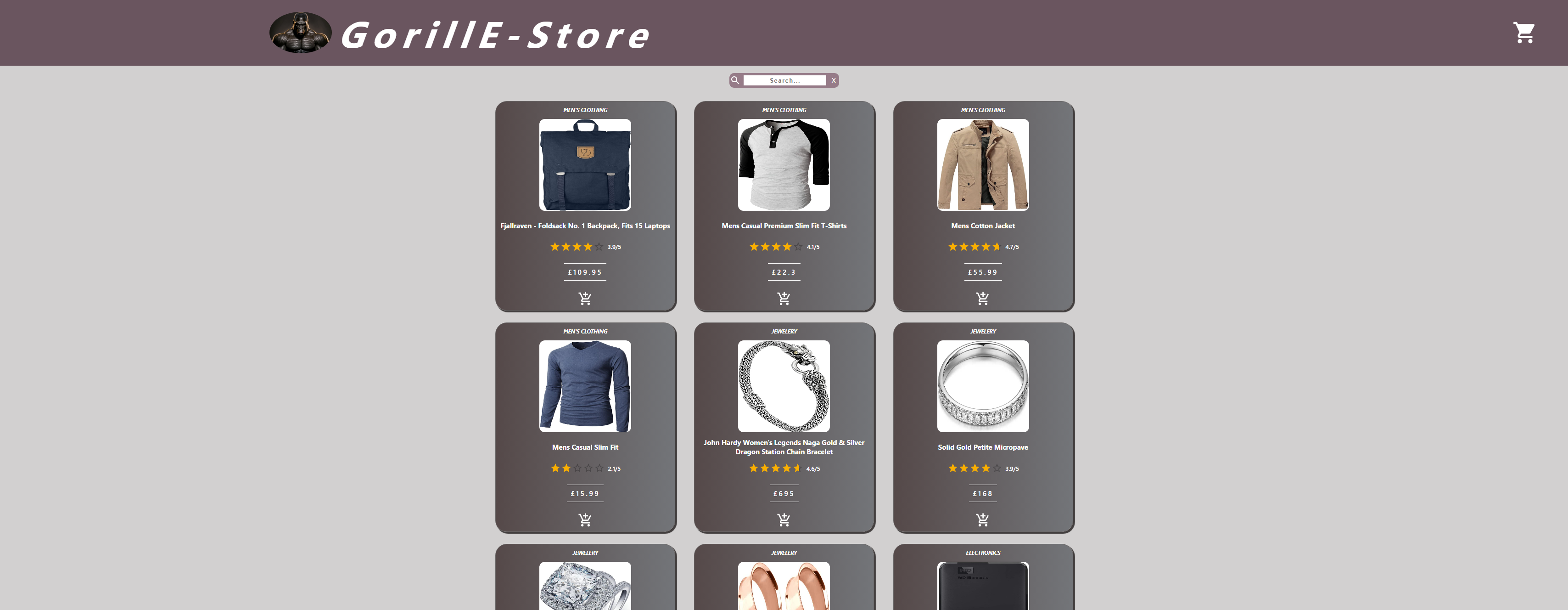 GitHub - CallumMaloney/E-Commerce: E-Commerce page made with React