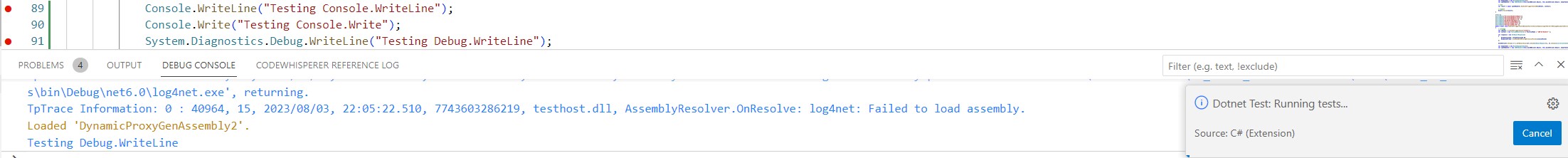 Debug Console No Longer Displays Console WriteLine Or Console Write C debug-console-no-longer-displays-console-writeline-or-console-write-c
