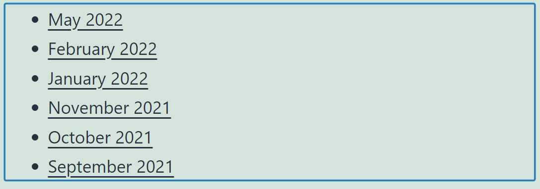 [HelpHub] Archives block · Issue #268 · WordPress/Documentation-Issue-Tracker · GitHub