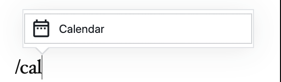 [HelpHub] Calendar block · Issue #274 · WordPress/Documentation-Issue-Tracker · GitHub