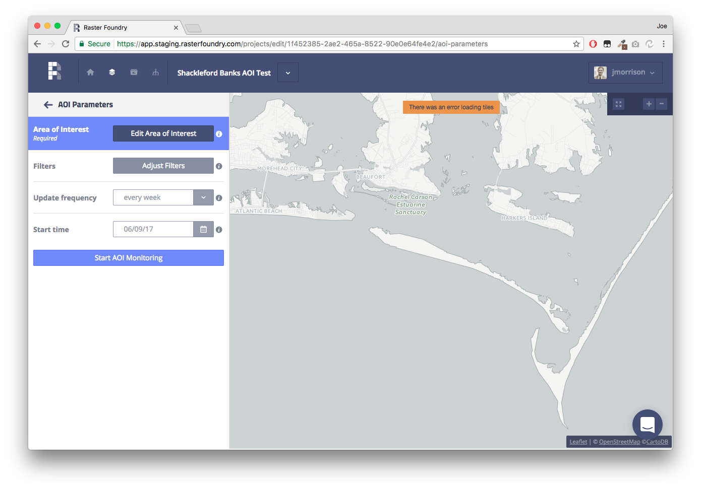 AOI polygon(s) should remain visible · Issue #2031 · raster-foundry/raster-foundry · GitHub