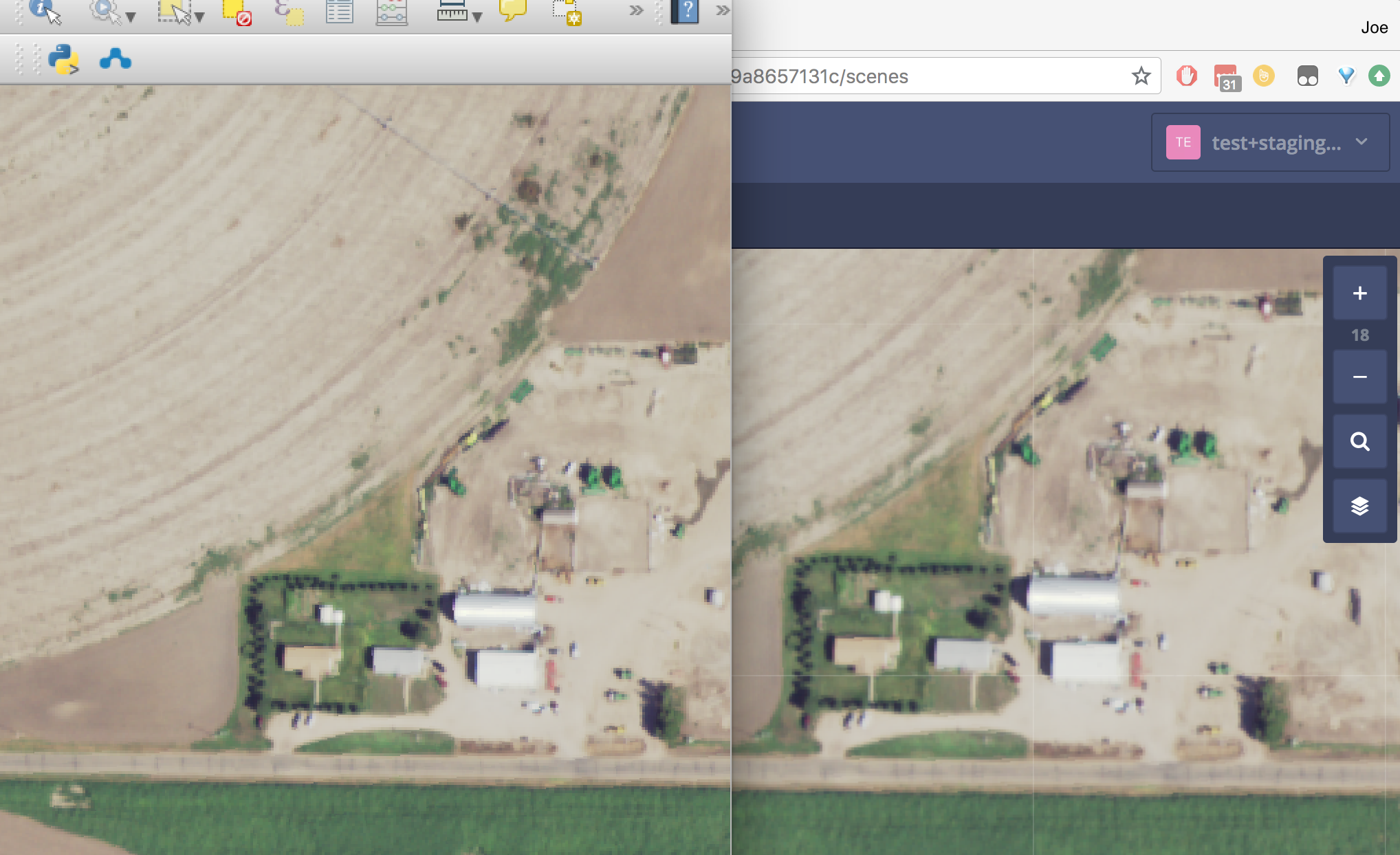 [Staging] Imported COGs render down-sampled tiles at high zoom levels · Issue #3972 · raster ...