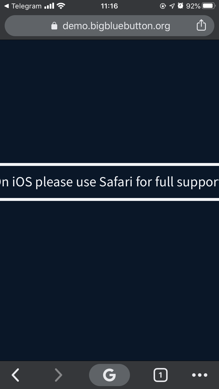Fix layout in browser incompatibility message on mobile · Issue #8749 · bigbluebutton ...