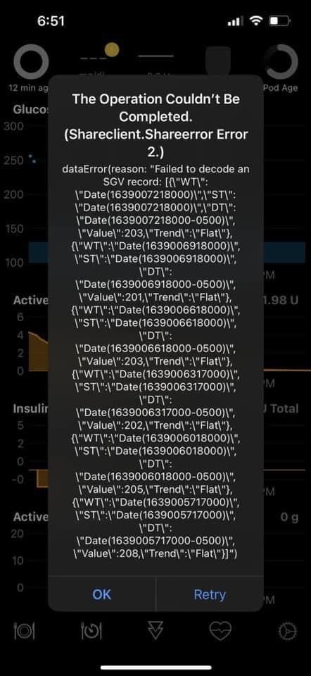 Shareclient server errors · Issue #1662 · LoopKit/Loop · GitHub