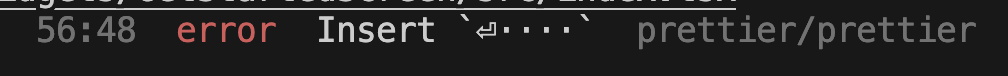What Does Error Insert `⏎····` Actually Mean · Issue 560 · Prettier Eslint Plugin Prettier
